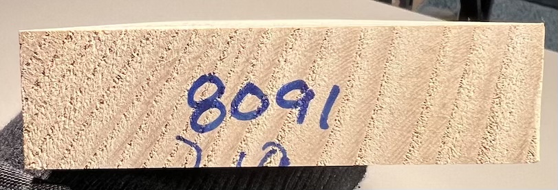 Neck Blank - #8091 - Northern White Ash