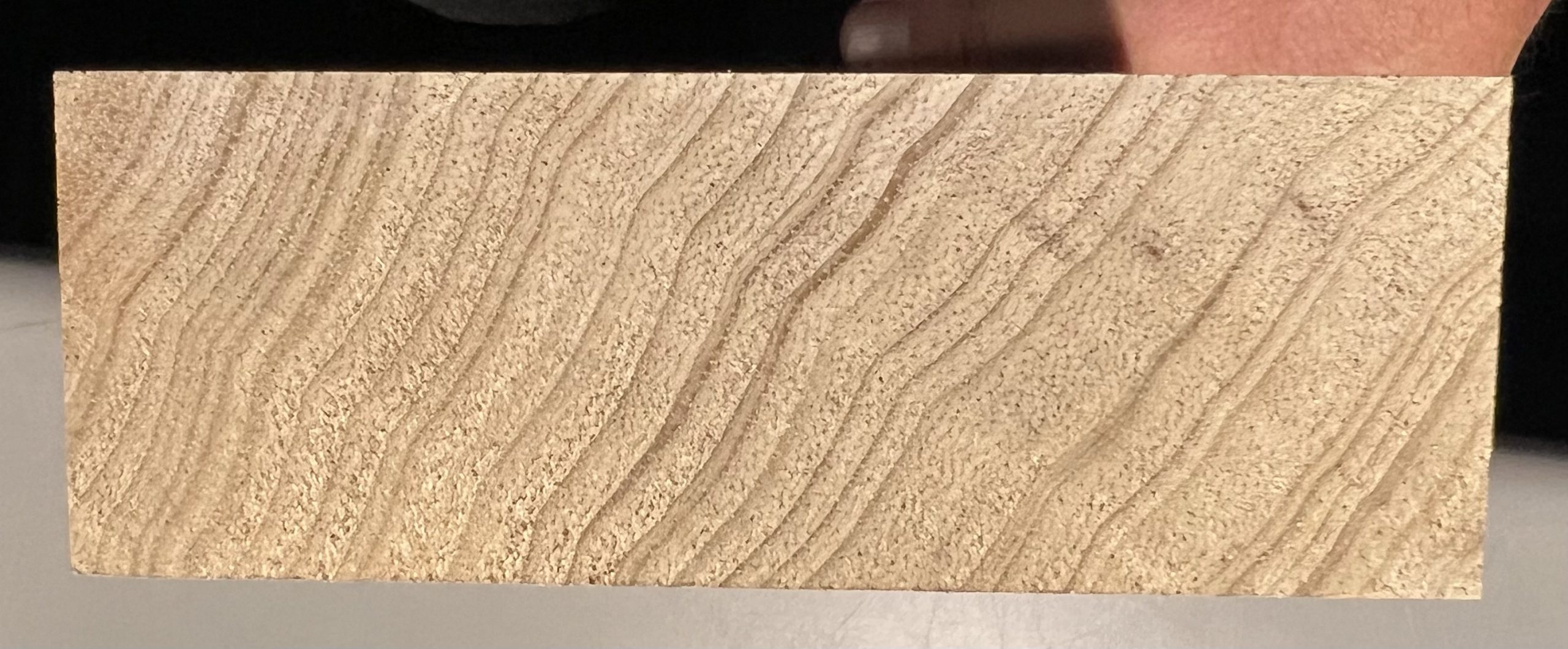 Neck Blank-#13395-Black Limba-Rift Sawn-36″x4.75″x1.75″ – Kimball Hardwoods