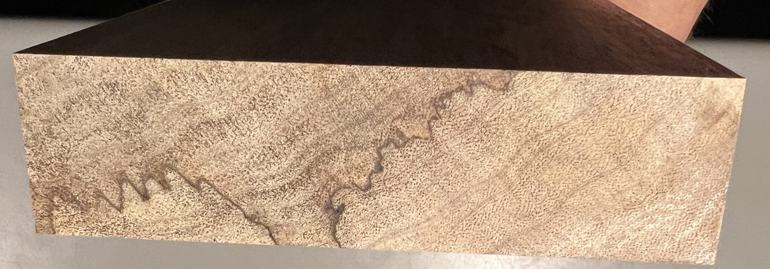 Neck Blank-#13402-Black Limba-Rift Sawn-30″x6.25″x1.75″ | Kimball Hardwoods