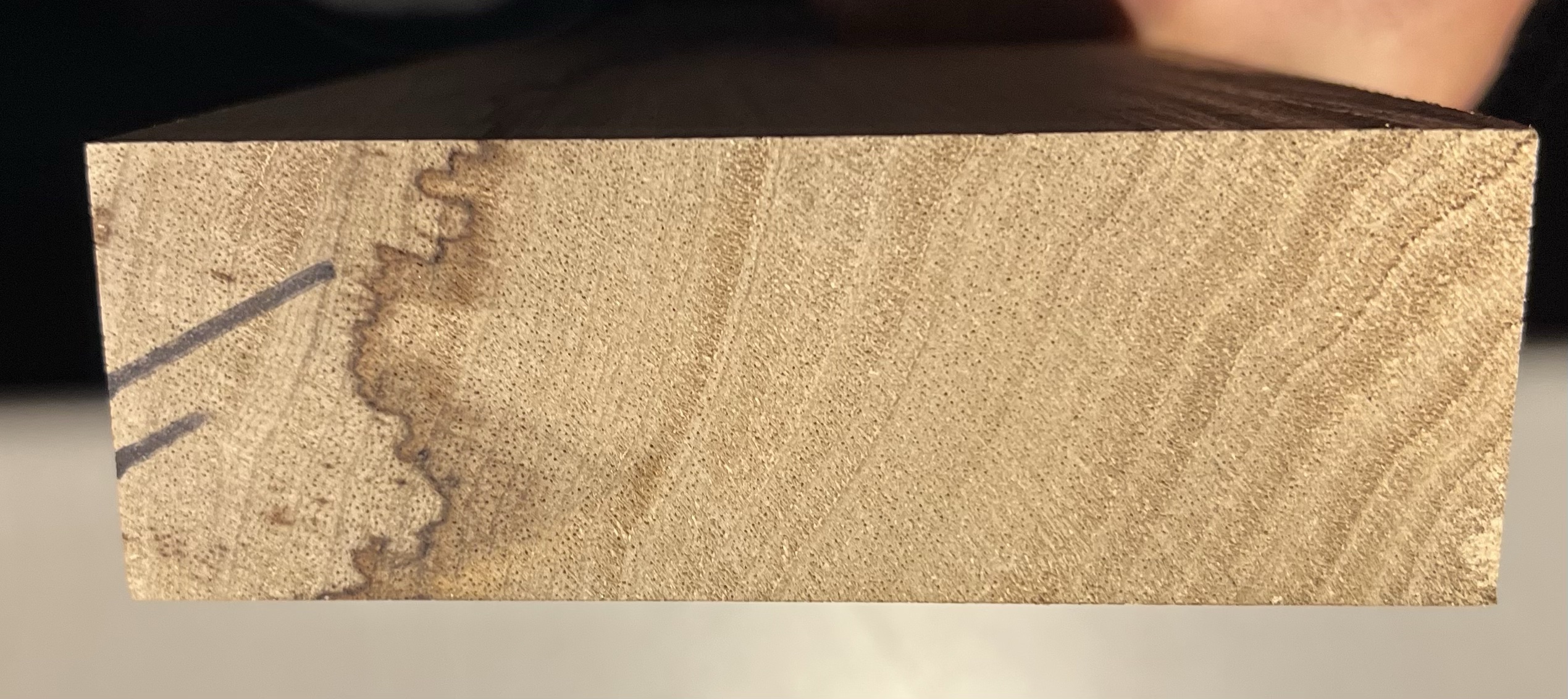 Neck Blank-#13432-Black Limba-Rift Sawn-32.25″x5.25″x1.75″ | Kimball ...