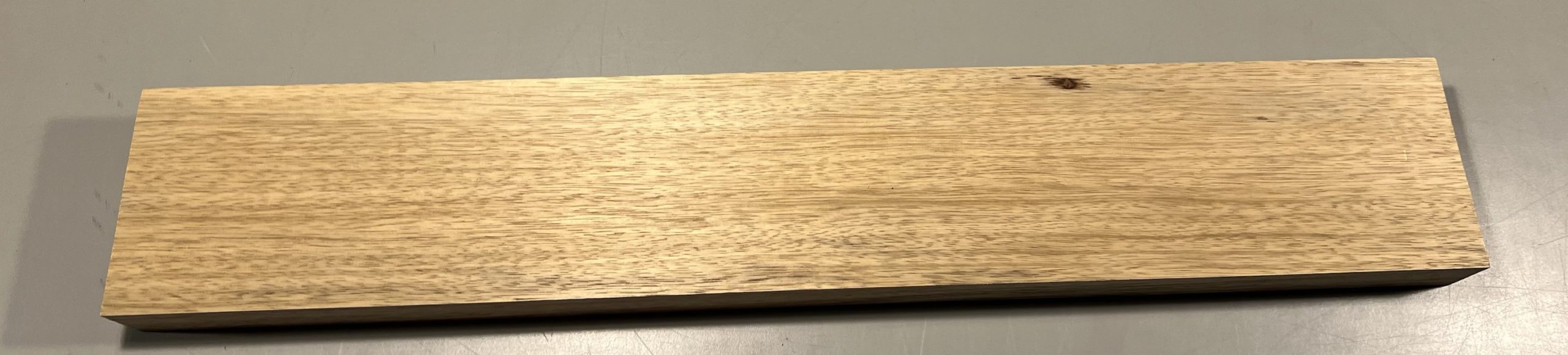 Neck Blank-#13441-Black Limba-Rift Sawn-27″x4.50″x1.75″ – Kimball Hardwoods
