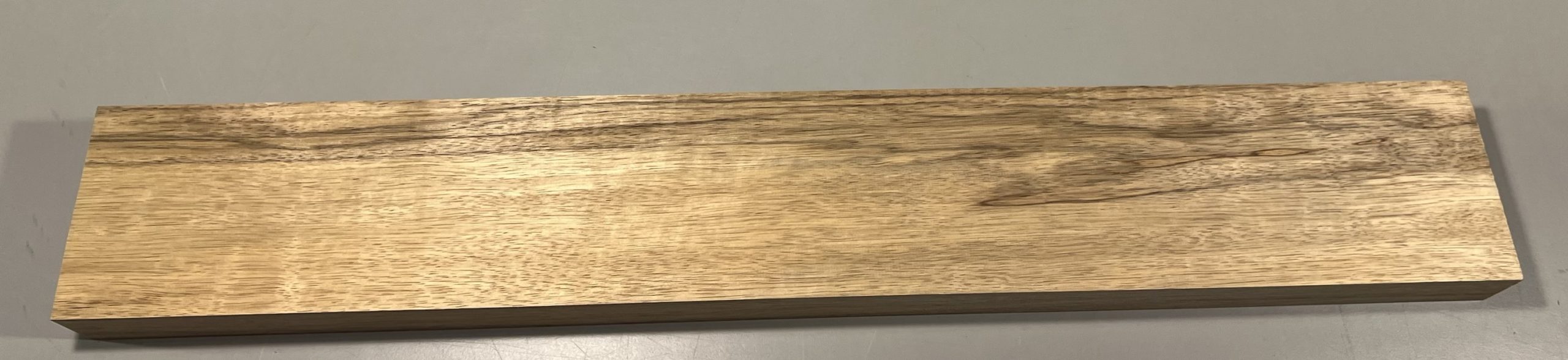 Neck Blank-#13442-Black Limba-Rift Sawn-29″x4.50″x1.75″ – Kimball Hardwoods