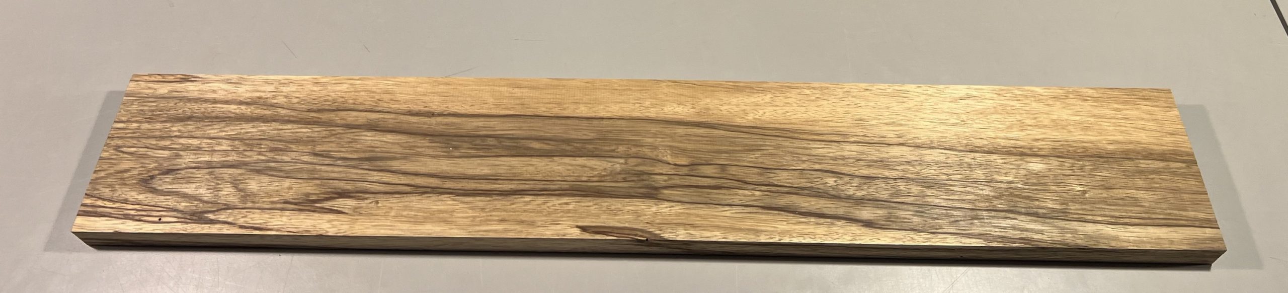 Neck Blank-#13467-Black Limba-Rift Sawn-35″x5.50″x1.15″ – Kimball Hardwoods