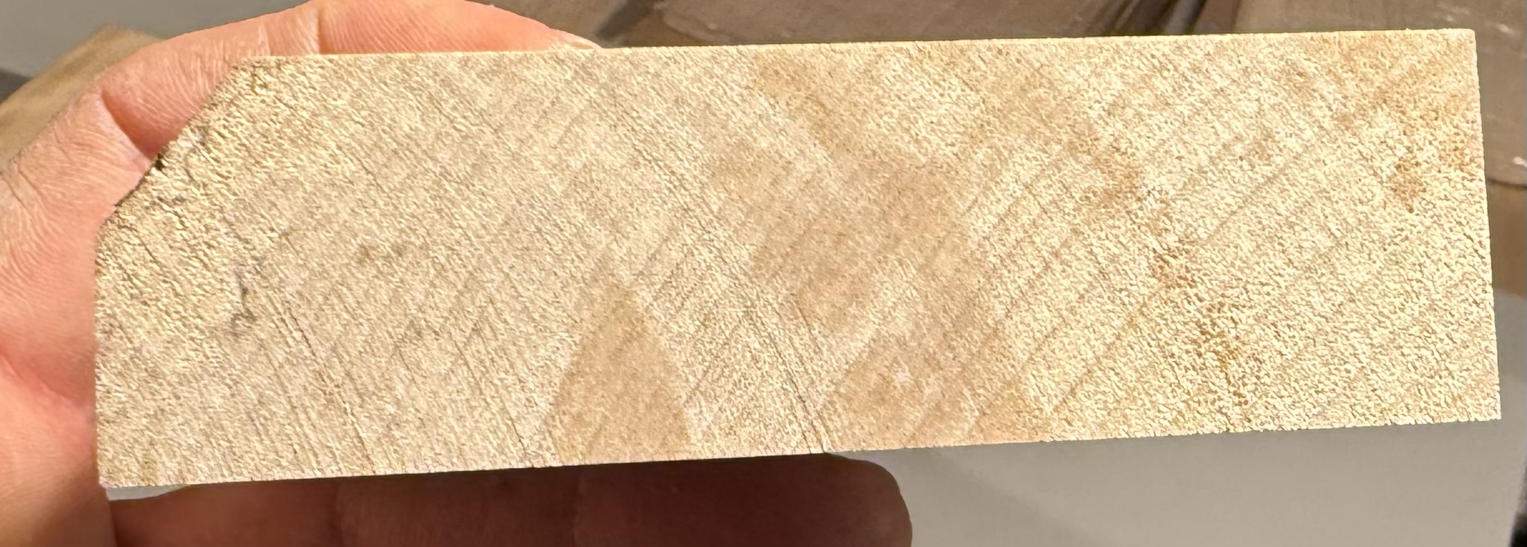 Neck Blank-#15193–Hard Flame Birch Rift Sawn 30″x4″x1.27″ – Kimball ...