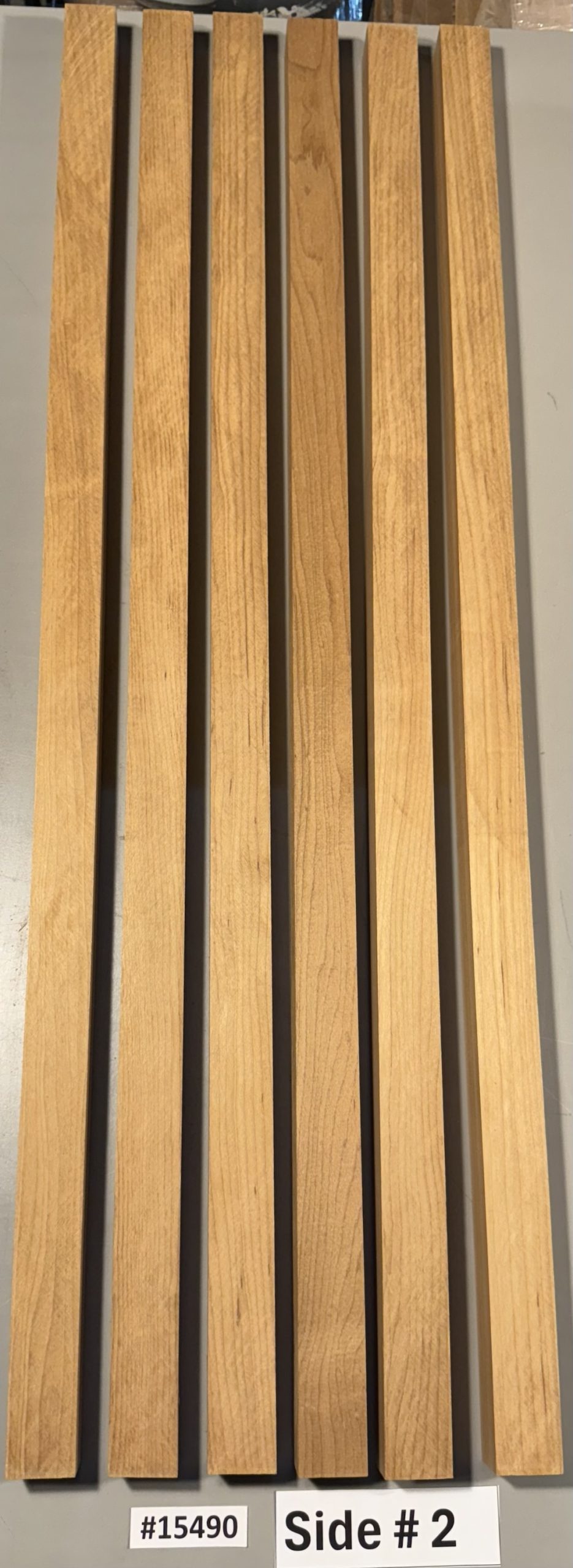 Shaft Wood Blanks-#15490-Roasted Plain Hard Maple-6 Pack-32″x1.2″x1.2 ...