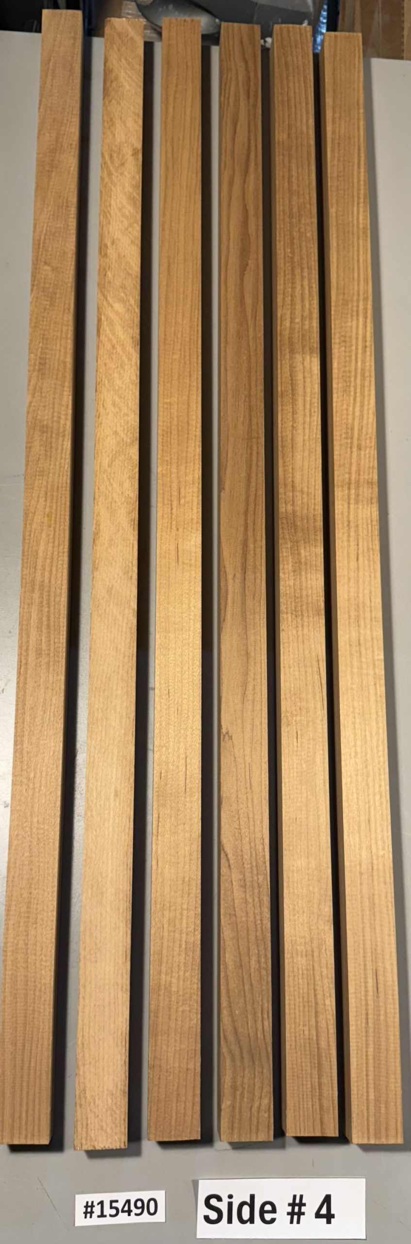 Shaft Wood Blanks-#15490-Roasted Plain Hard Maple-6 Pack-32″x1.2″x1.2 ...