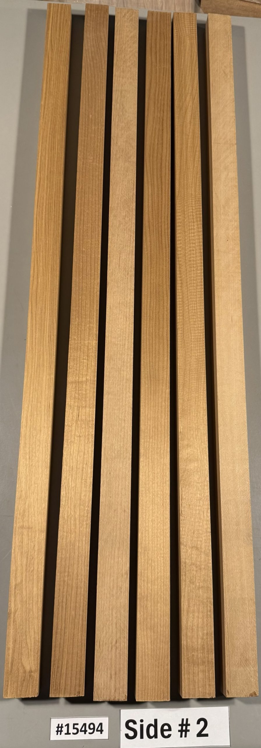 Shaft Wood Blanks-#15494-Roasted Plain Hard Maple-6 Pack-32″x1.2″x1.2 ...