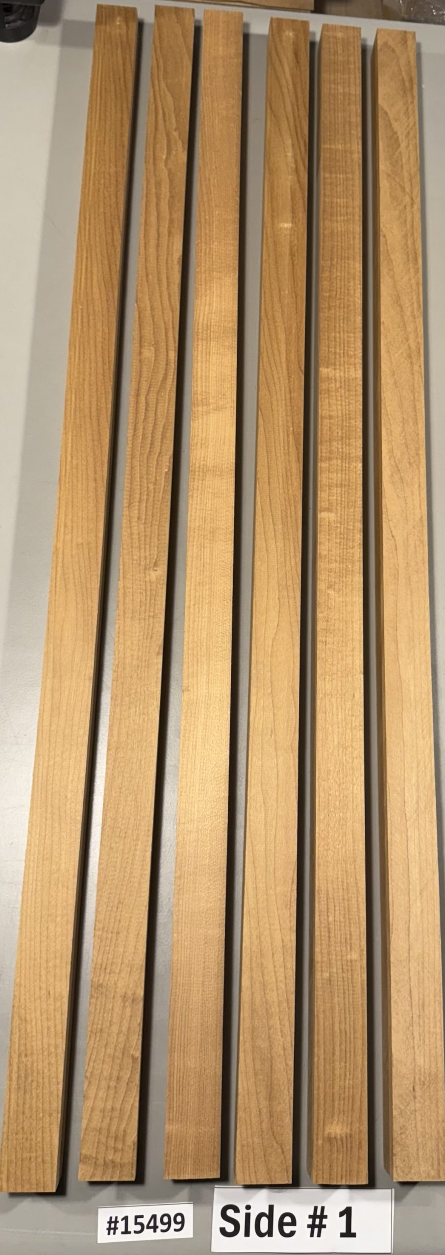 Shaft Wood Blanks-#15499-Roasted Plain Hard Maple-6 Pack-32″x1.2″x1.2 ...