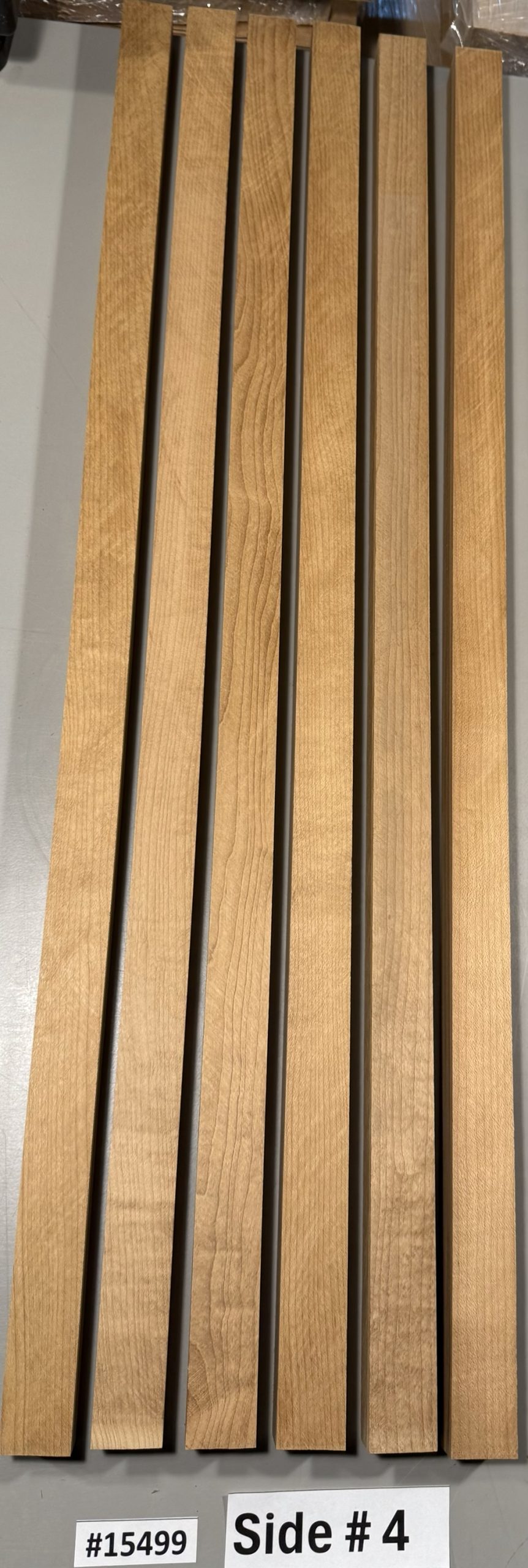 Shaft Wood Blanks-#15499-Roasted Plain Hard Maple-6 Pack-32″x1.2″x1.2 ...