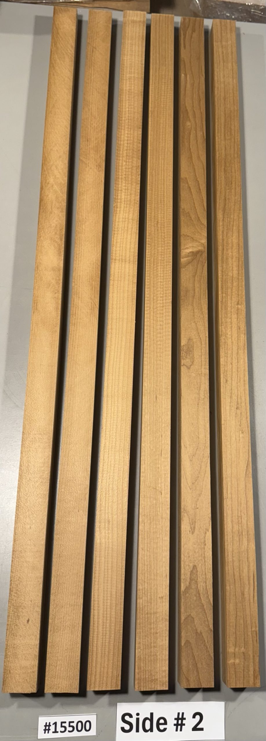 Shaft Wood Blanks-#15500-Roasted Plain Hard Maple-6 Pack-32″x1.2″x1.2 ...
