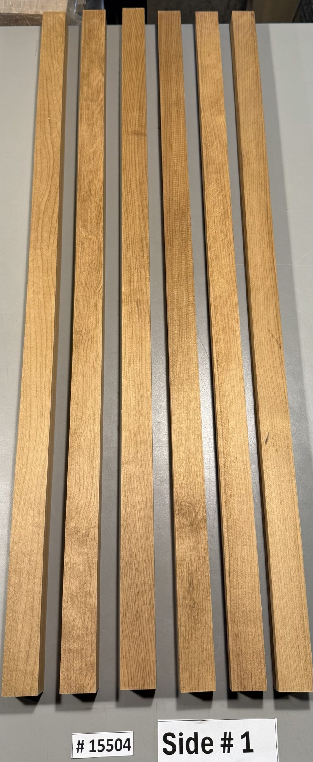 Shaft Wood Blanks-#15504-Roasted Plain Hard Maple-6 Pack-32″x1.2″x1.2 ...