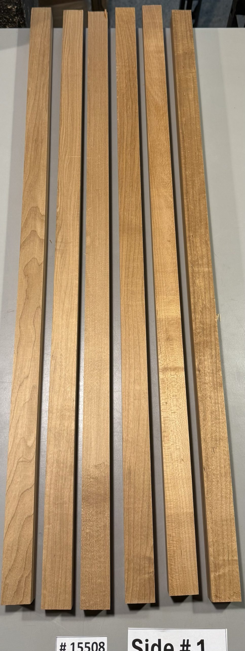 Shaft Wood Blanks-#15508-Roasted Plain Hard Maple-6 Pack-32″x1.2″x1.2 ...